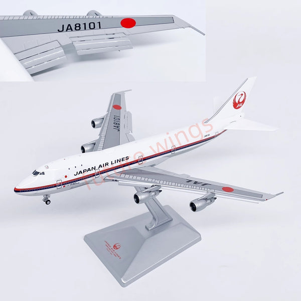 1:400 HX Models Japan Airlines B747-100 JA8101 Aircraft Model With Sta ...